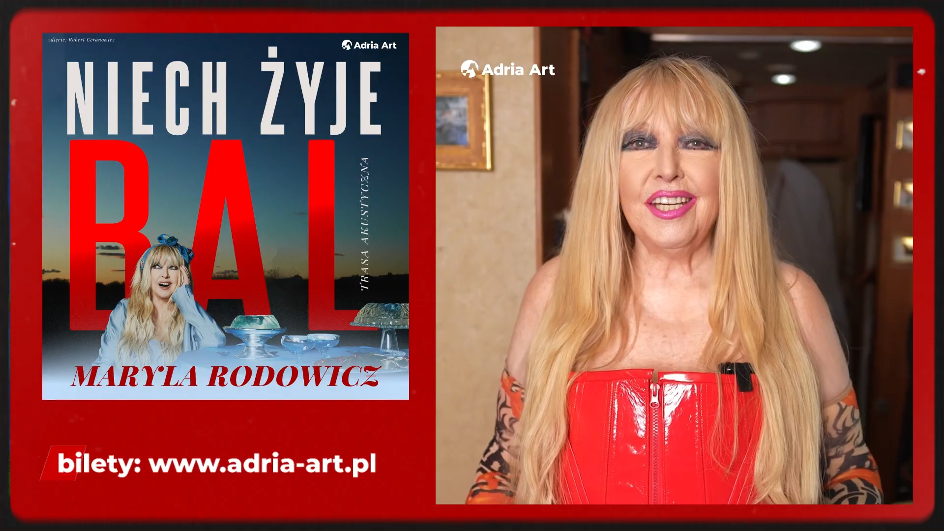 „Maryla Rodowicz - Niech żyje bal. Trasa akustyczna” – koncerty ...